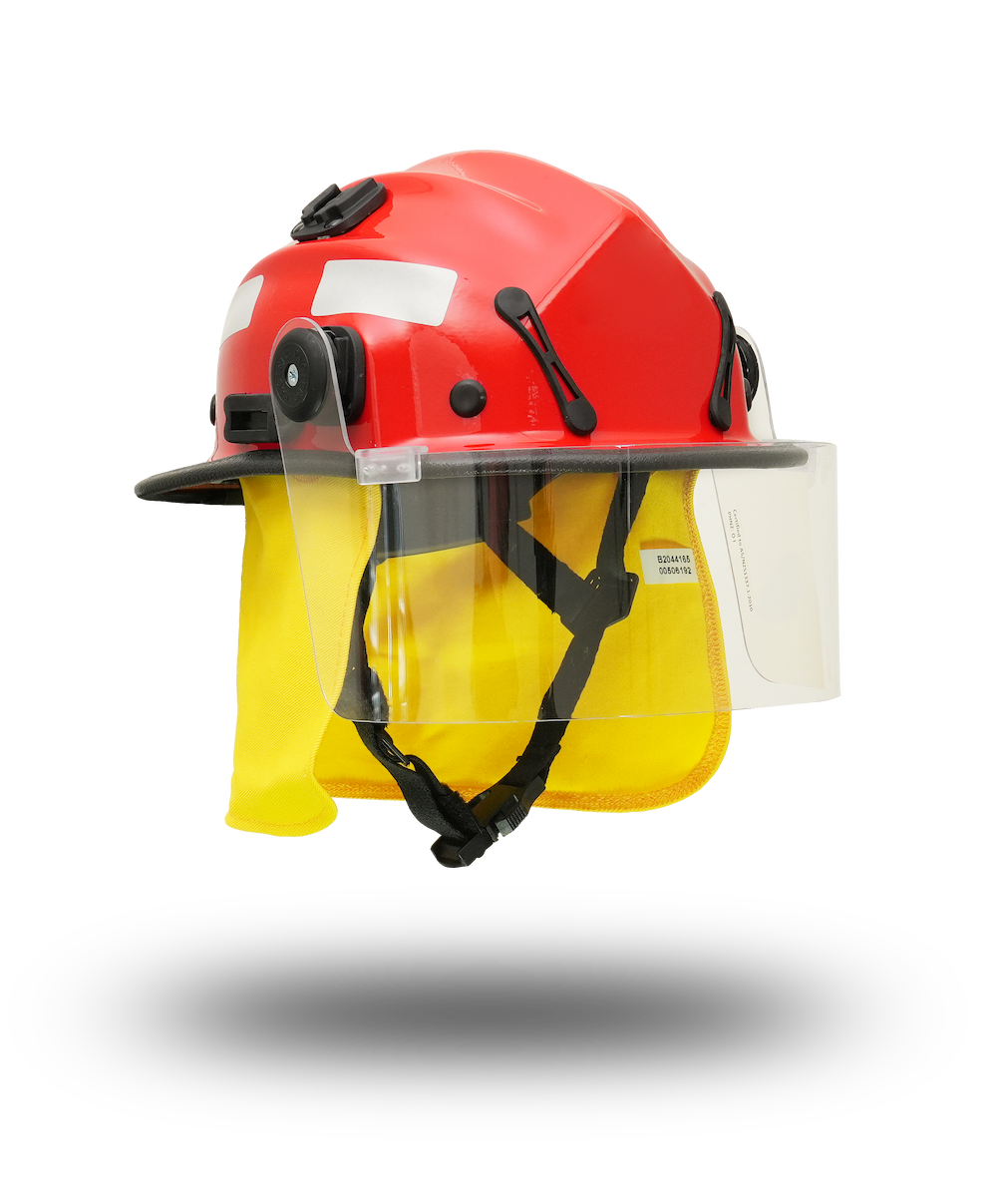 Wide Brim, Ribbed Wildland Firefighting Helmet - Lakeland Fire + Safety
